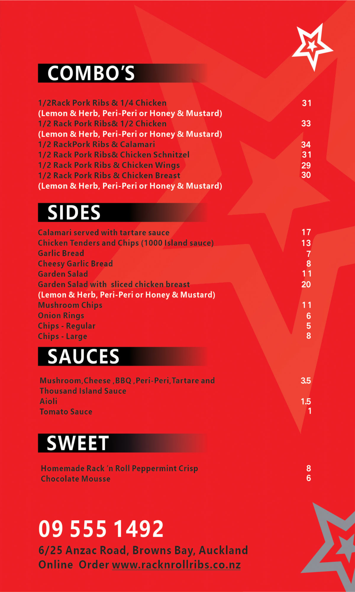 Main Menu – Rack N Roll